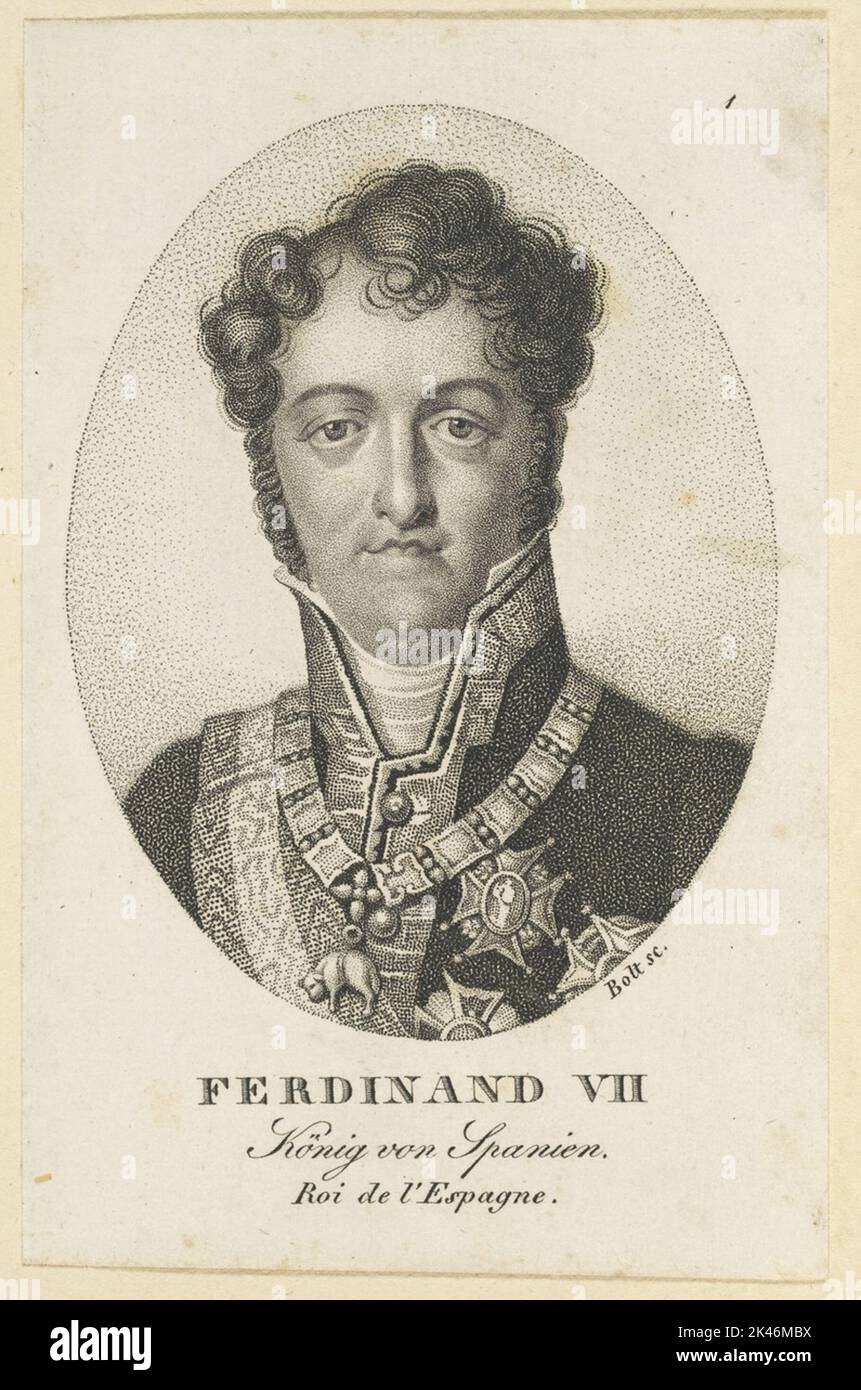 Portrait of ferdinand vii hi-res stock photography and images - Alamy