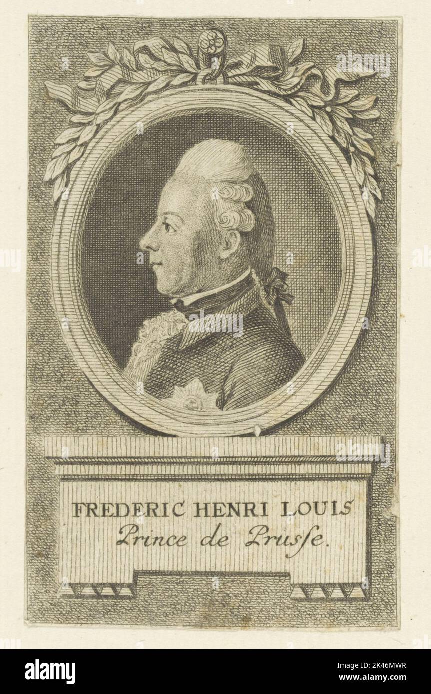 Bildnis of Frederic Henri Louis, Prince of Prussia Stock Photo - Alamy