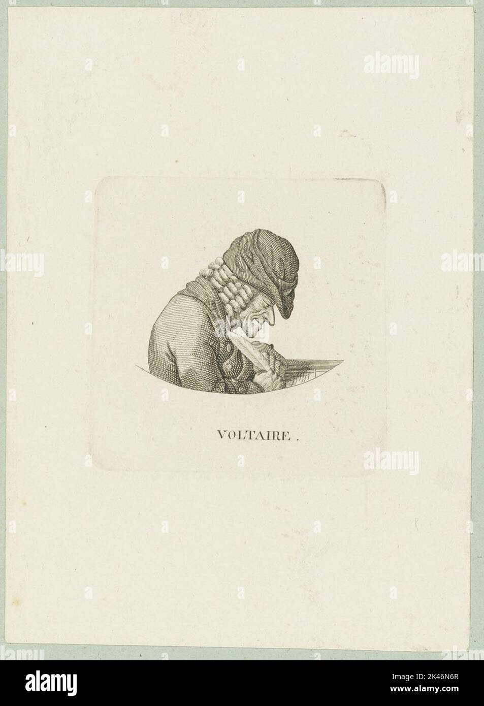 Portrait of the Voltaire Stock Photo - Alamy