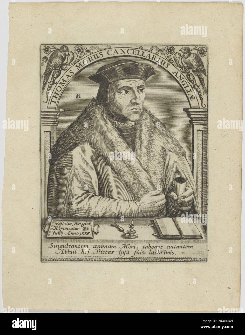 Portrait of Thomas Morus Stock Photo - Alamy