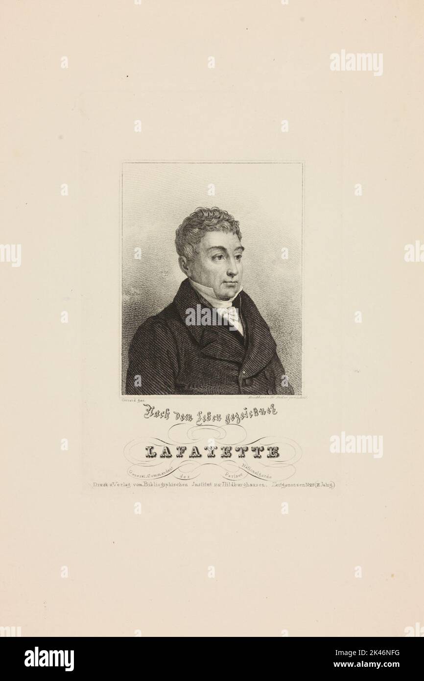 Lafayette portrait hi-res stock photography and images - Alamy