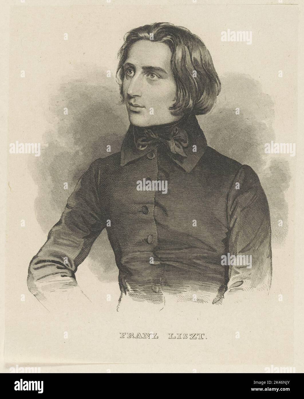 Portrait of Franz Liszt Stock Photo - Alamy
