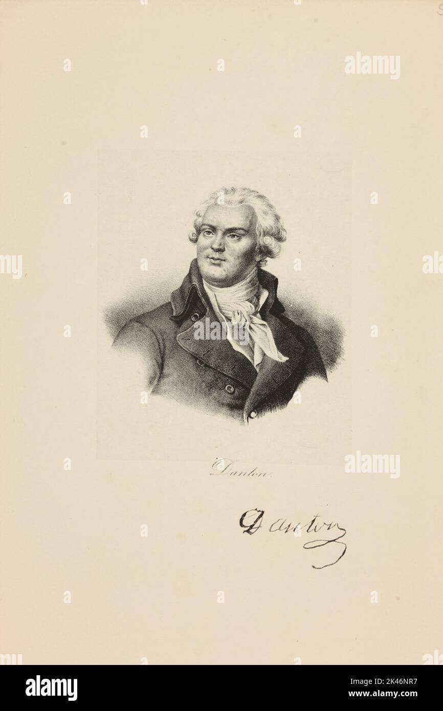 Portrait of the Danton Stock Photo - Alamy