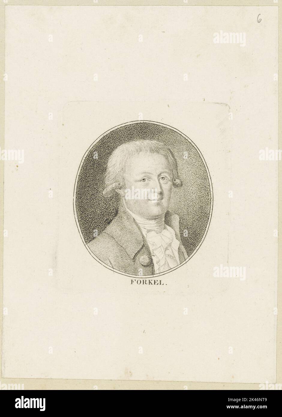 Portrait of the Forkel Stock Photo - Alamy