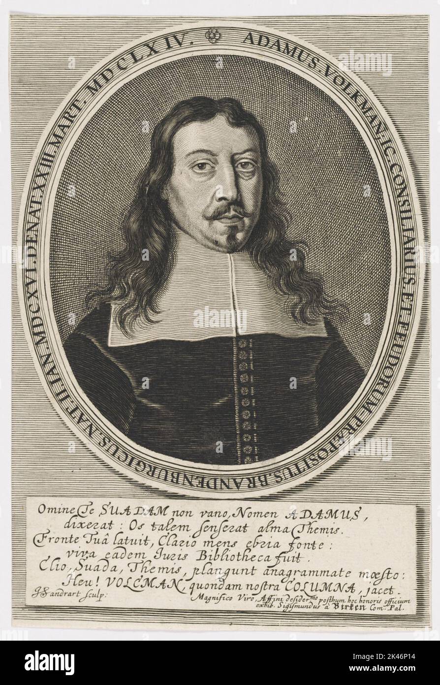 Portrait of Adamus Volkmann Stock Photo - Alamy