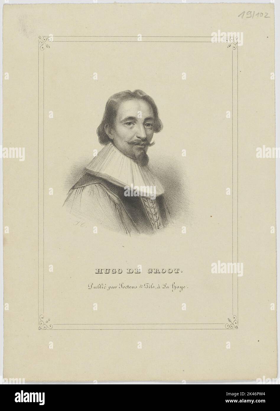 Portrait of the Hugo de Groot Stock Photo - Alamy