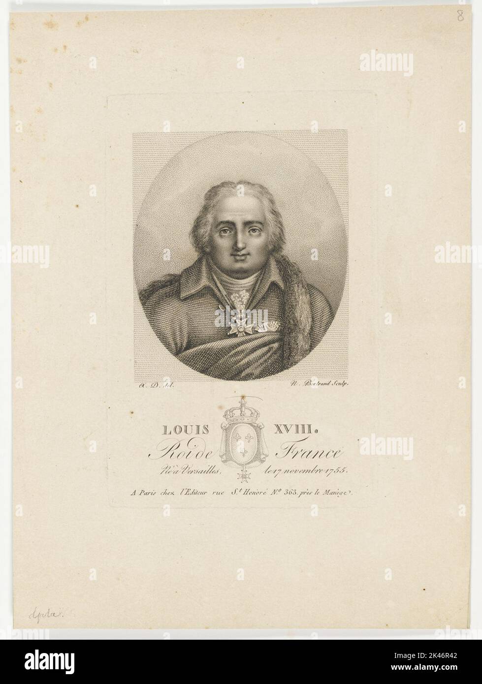 Louis xviii royal hi-res stock photography and images - Alamy