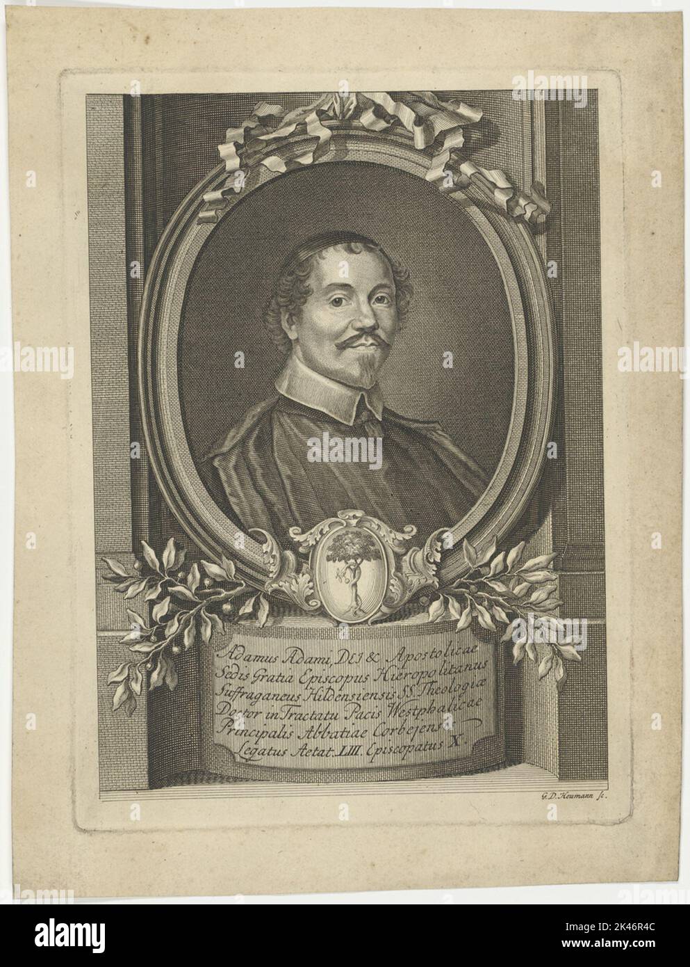 Portrait of Adamus Adami Stock Photo - Alamy