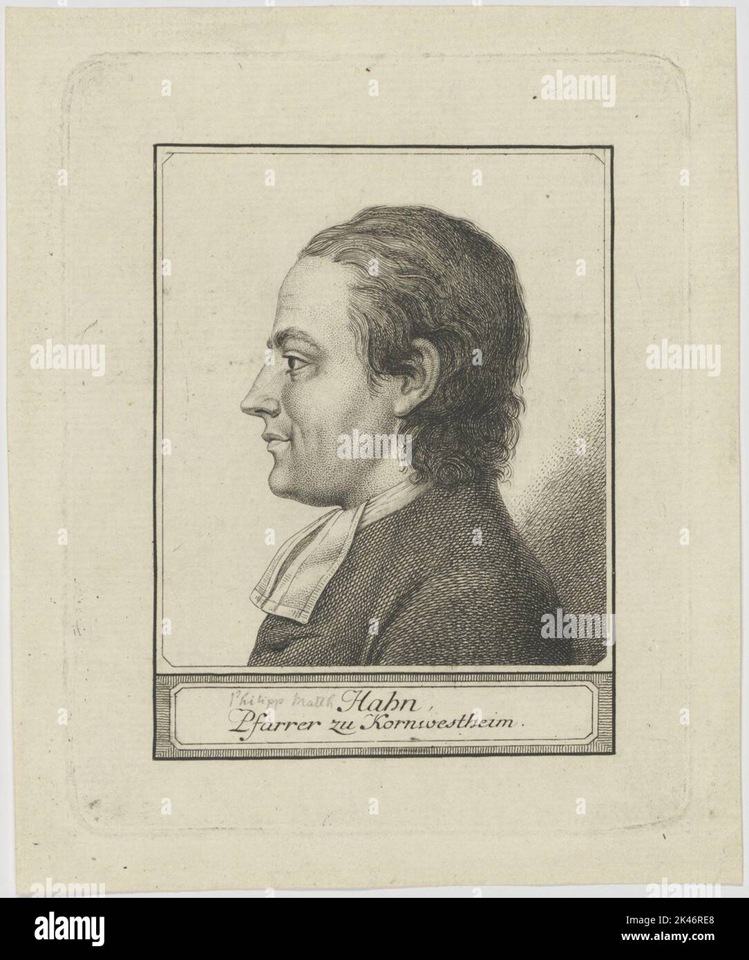 Portrait of the Hahn Stock Photo - Alamy