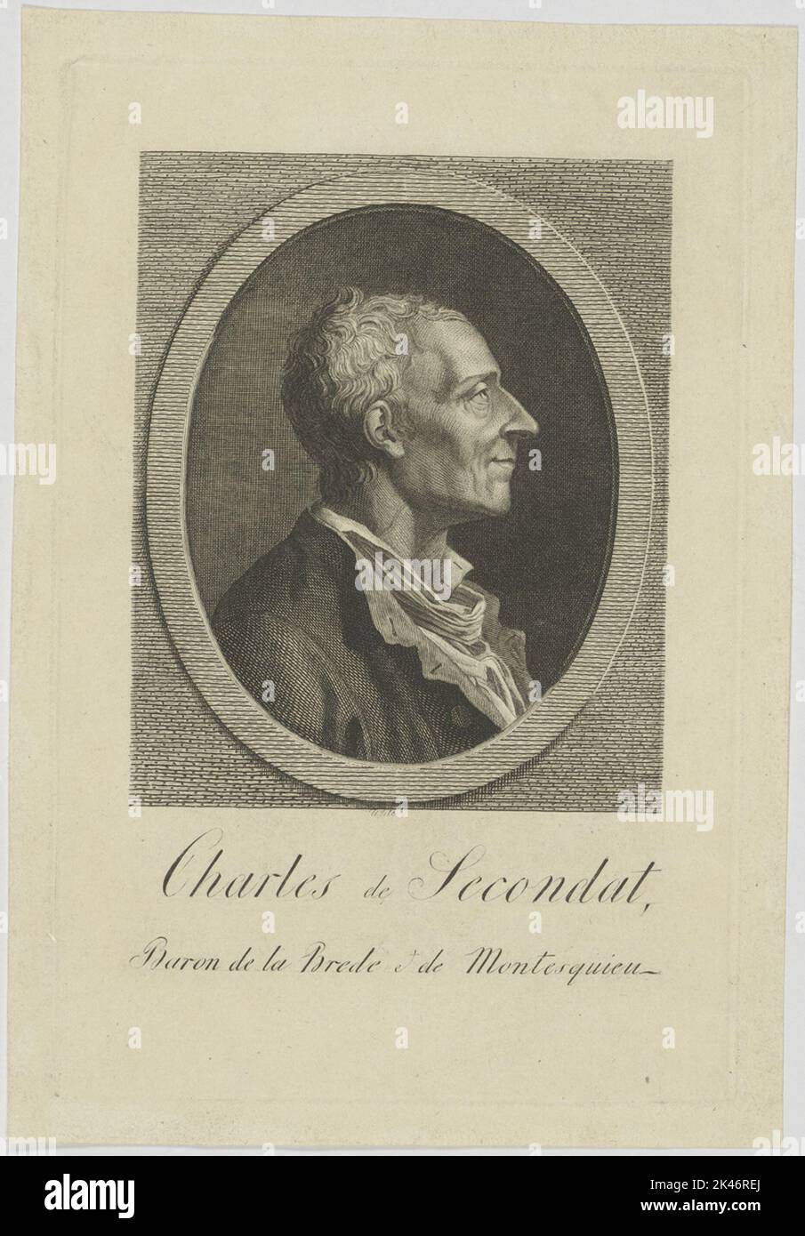 Bildnis of the Charles de Secondat, Baron de la Brede and Montesquieu ...