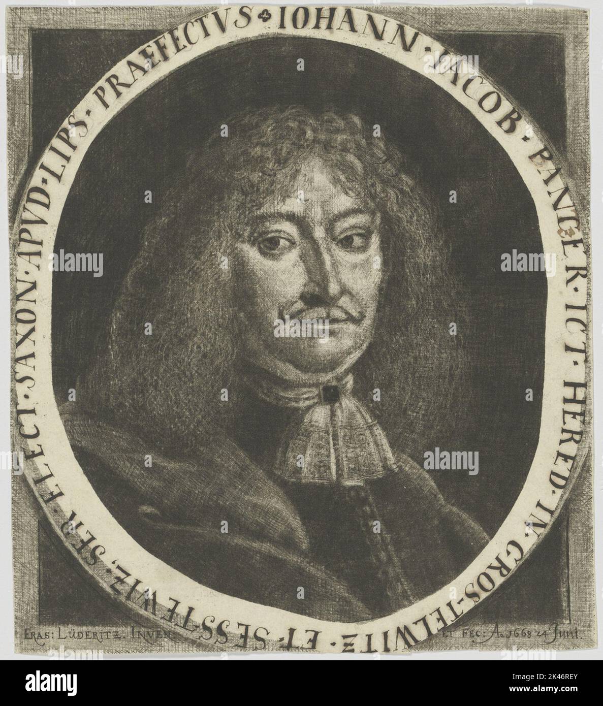 Portrait of Iohan Icob Pancer Stock Photo - Alamy