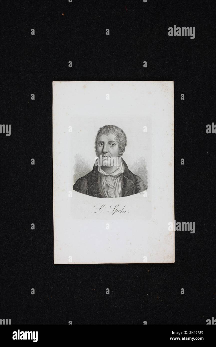 Portrait of the L. Spohr Stock Photo - Alamy