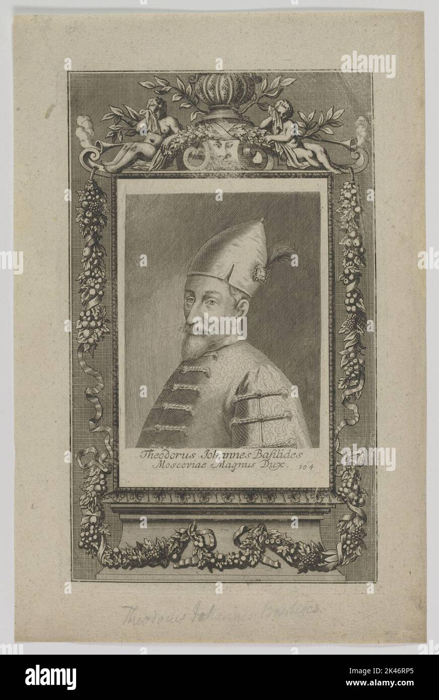 Portrait of the Theodorus Johannes Basilides Stock Photo - Alamy