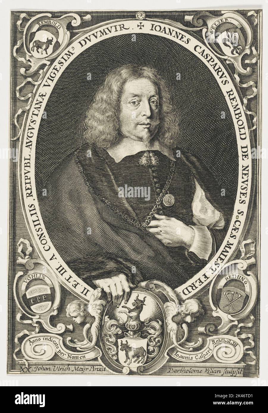 Bildnis des John Casparvs Rembold de Nevses Stock Photo - Alamy