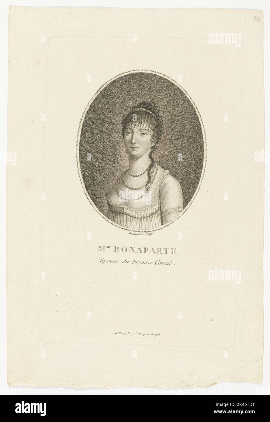 Josephine bonaparte portrait hi-res stock photography and images - Alamy