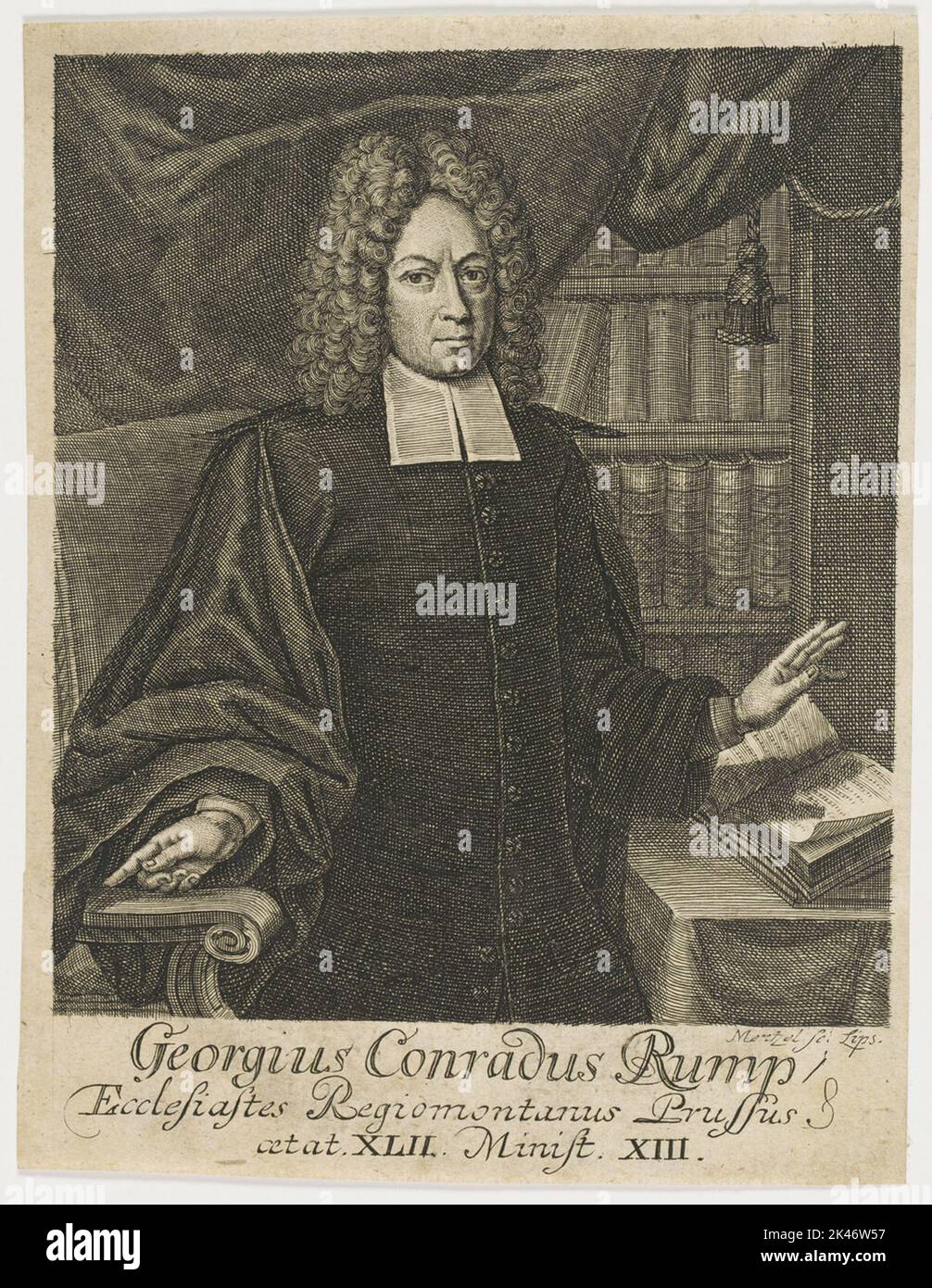 Bildnis des George Conrad Rump Stock Photo - Alamy