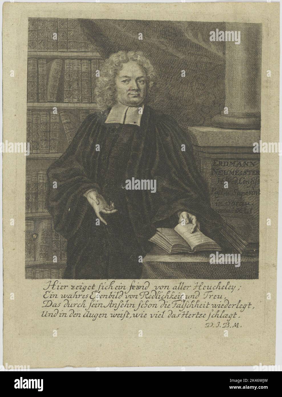 Portrait of the Erdmann Neumeister Stock Photo - Alamy