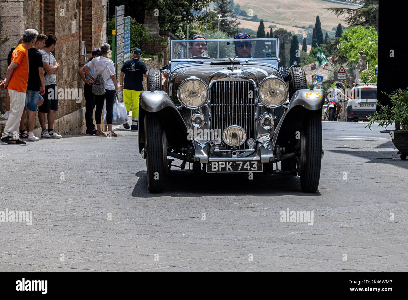 The engine of the 1934 lagonda m45 hi-res stock photography and images ...