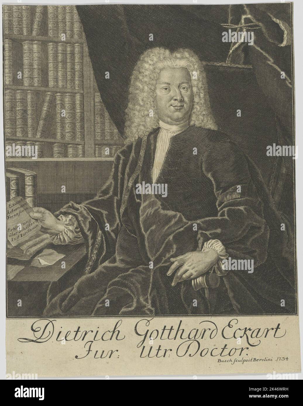 Portrait of Dietrich Gotthard Eckart Stock Photo - Alamy