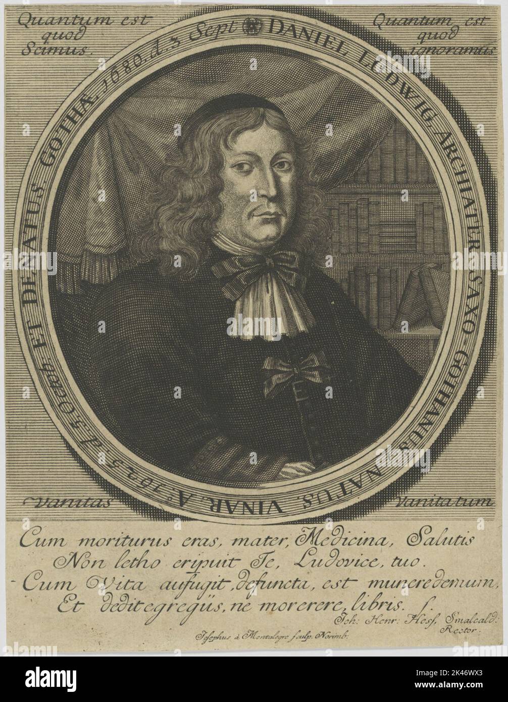 Portrait of Daniel Ludwig Stock Photo - Alamy