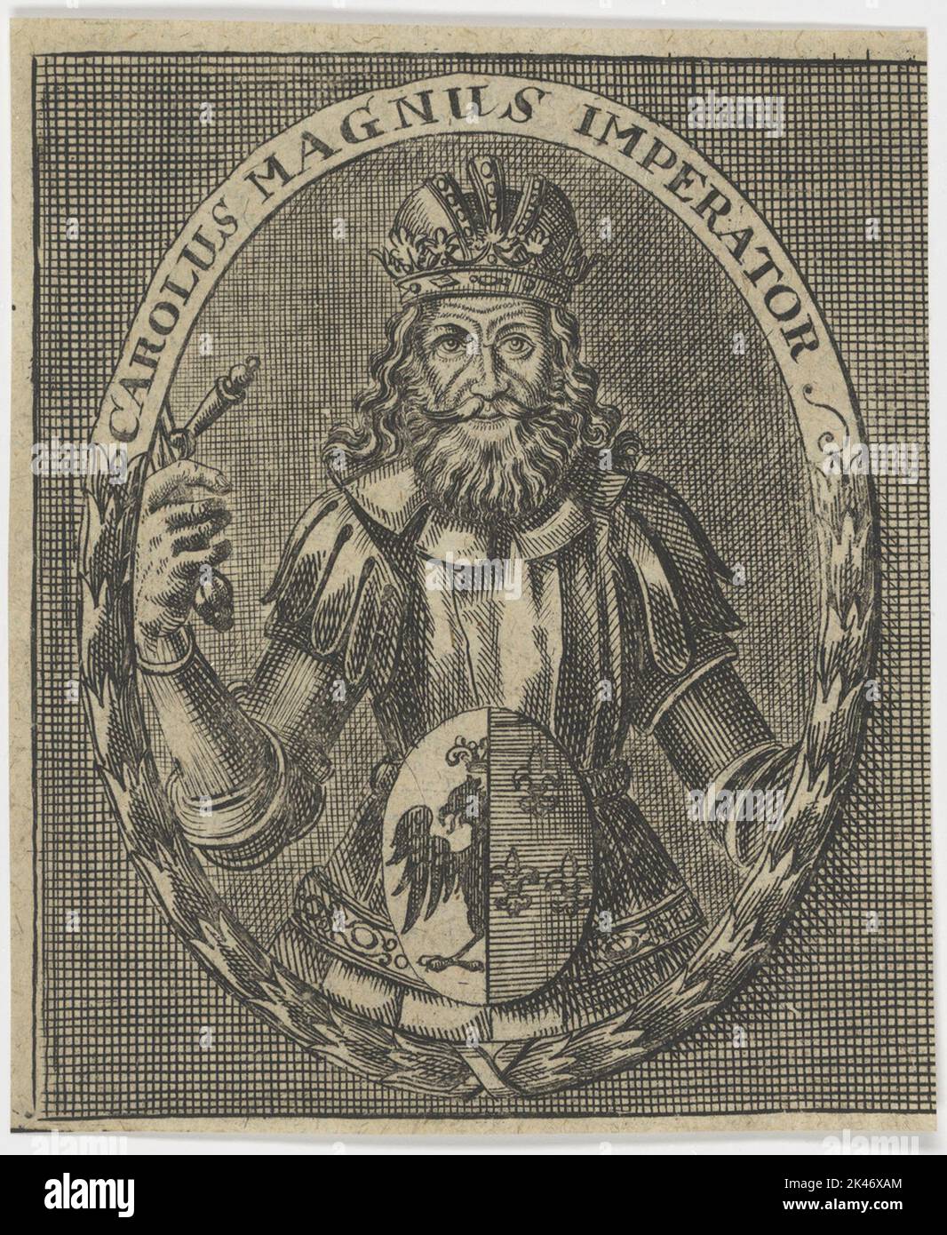 Portrait of Carolus Magnus Stock Photo - Alamy
