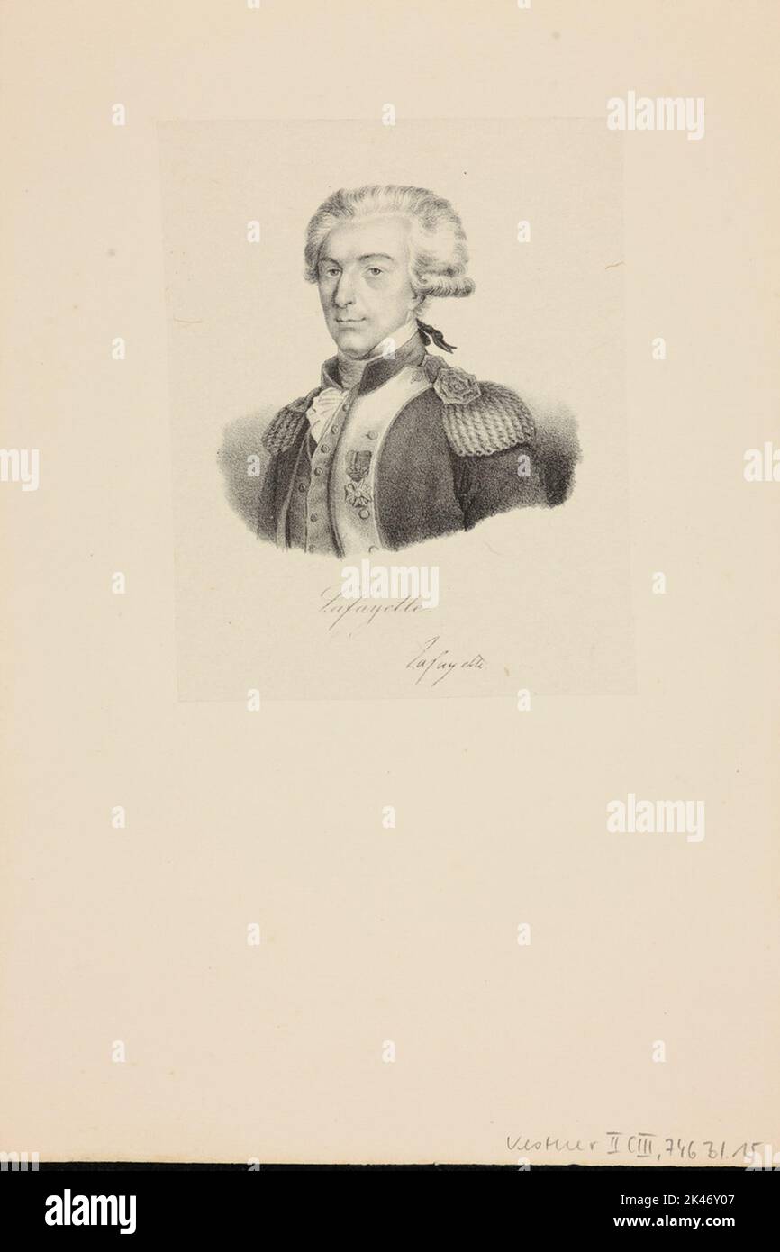 Portrait of the Lafayette Stock Photo - Alamy