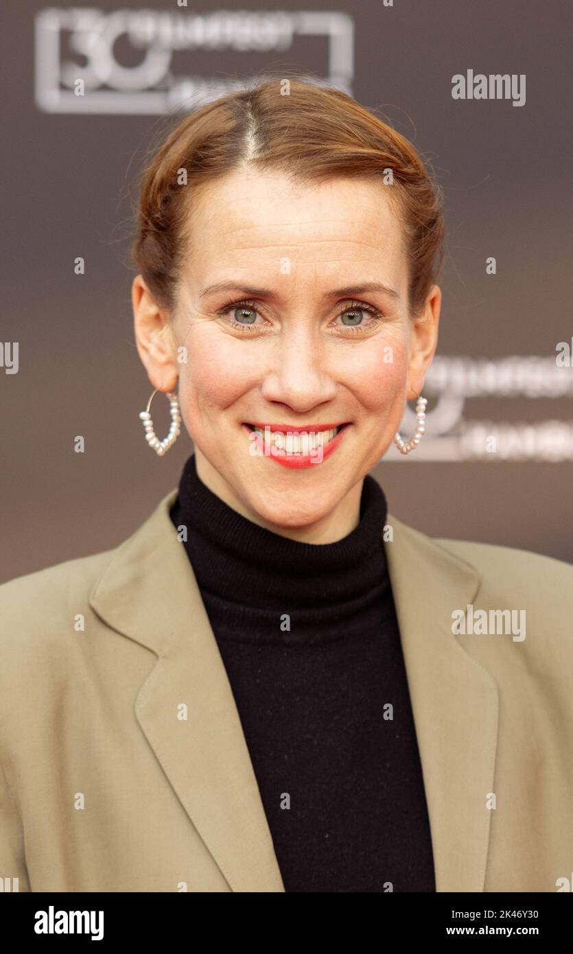 Hamburg, Germany. 30th Sep, 2022. Lena Dörrie, actress, arrives at the ...