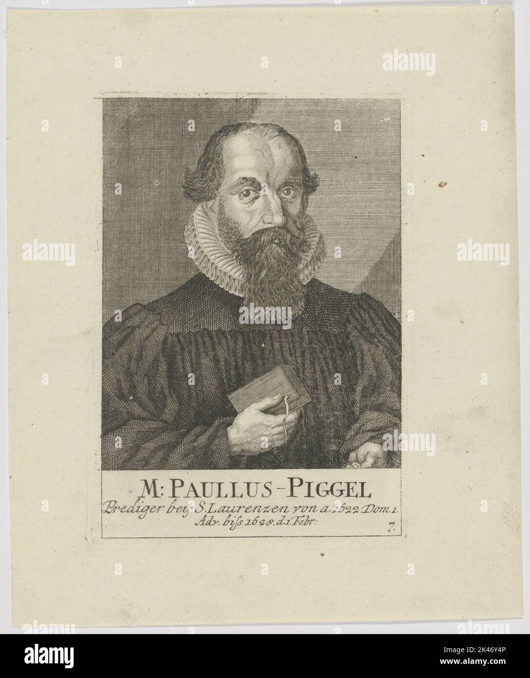 Portrait of Paulus Piggel Stock Photo - Alamy