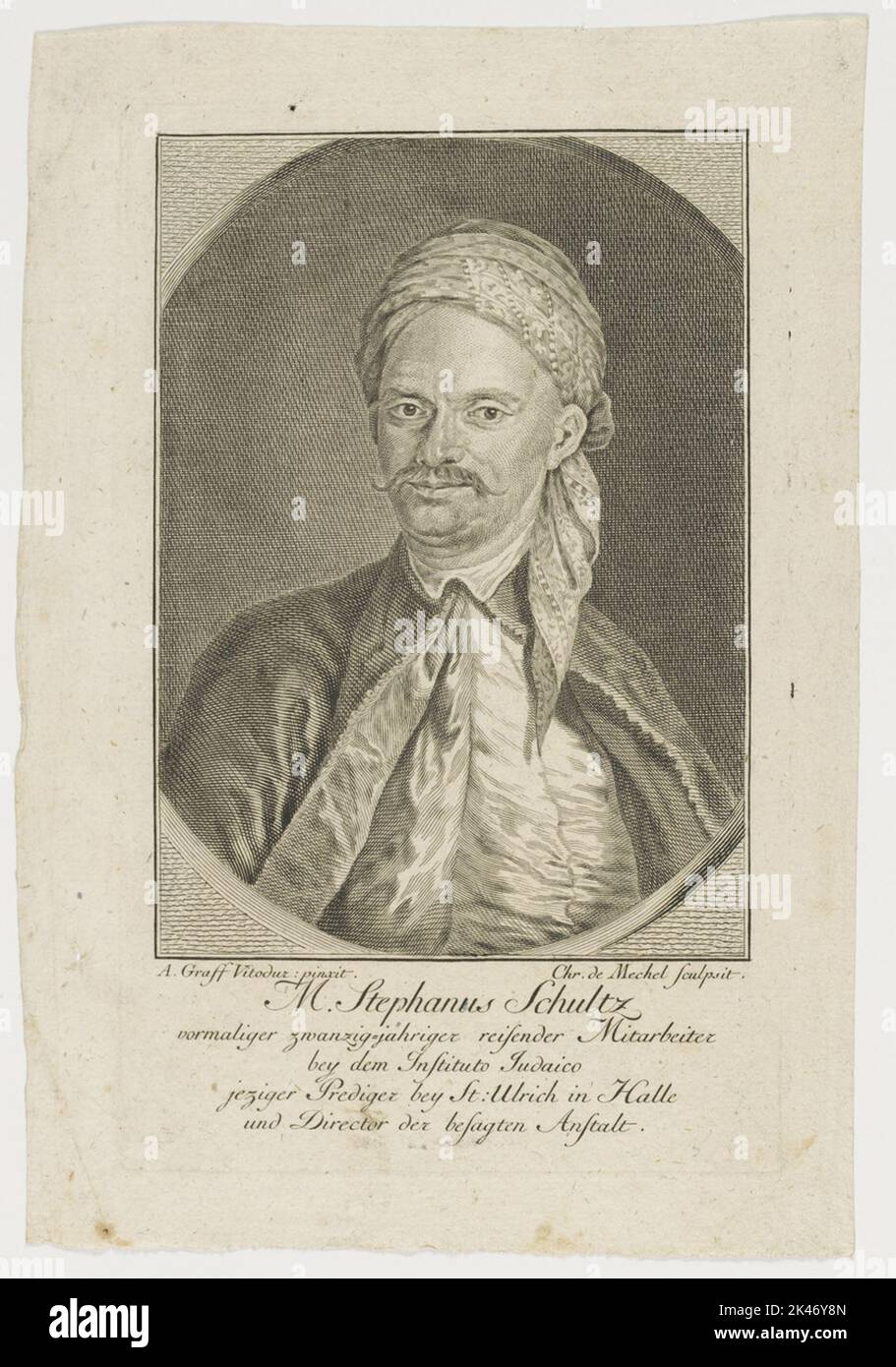 Portrait of Stephanus Schultz Stock Photo - Alamy