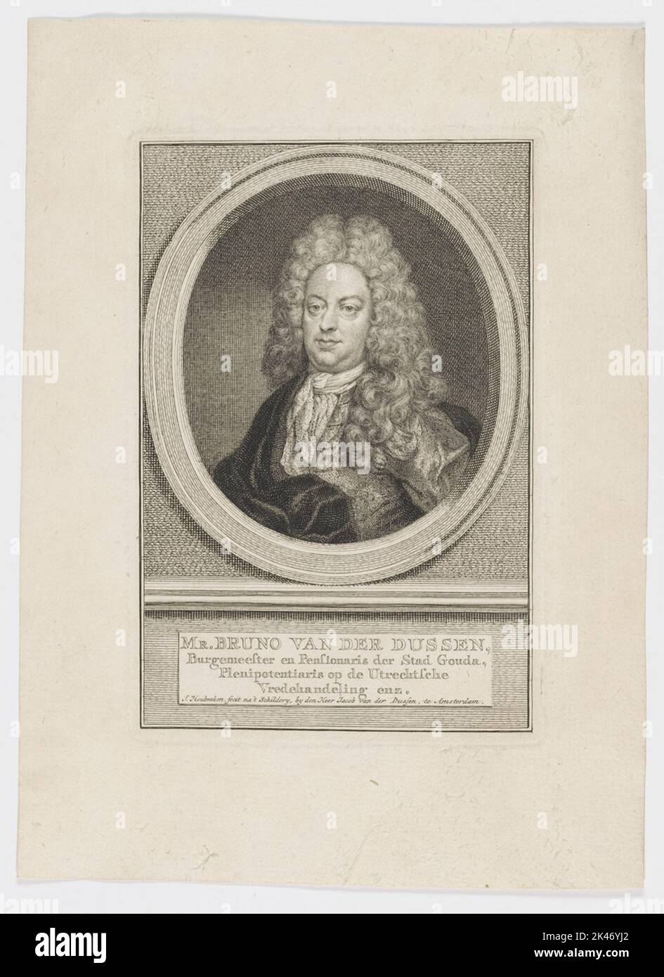 Portrait of the Bruno van der Dussen Stock Photo - Alamy