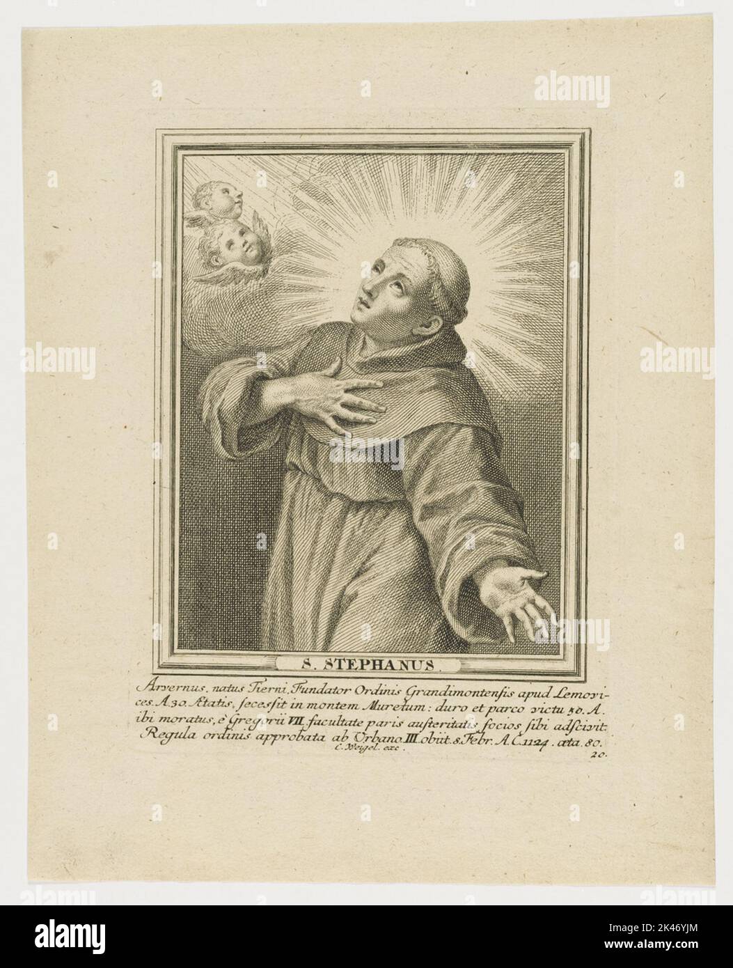 Portrait of S. Stephanus Stock Photo - Alamy
