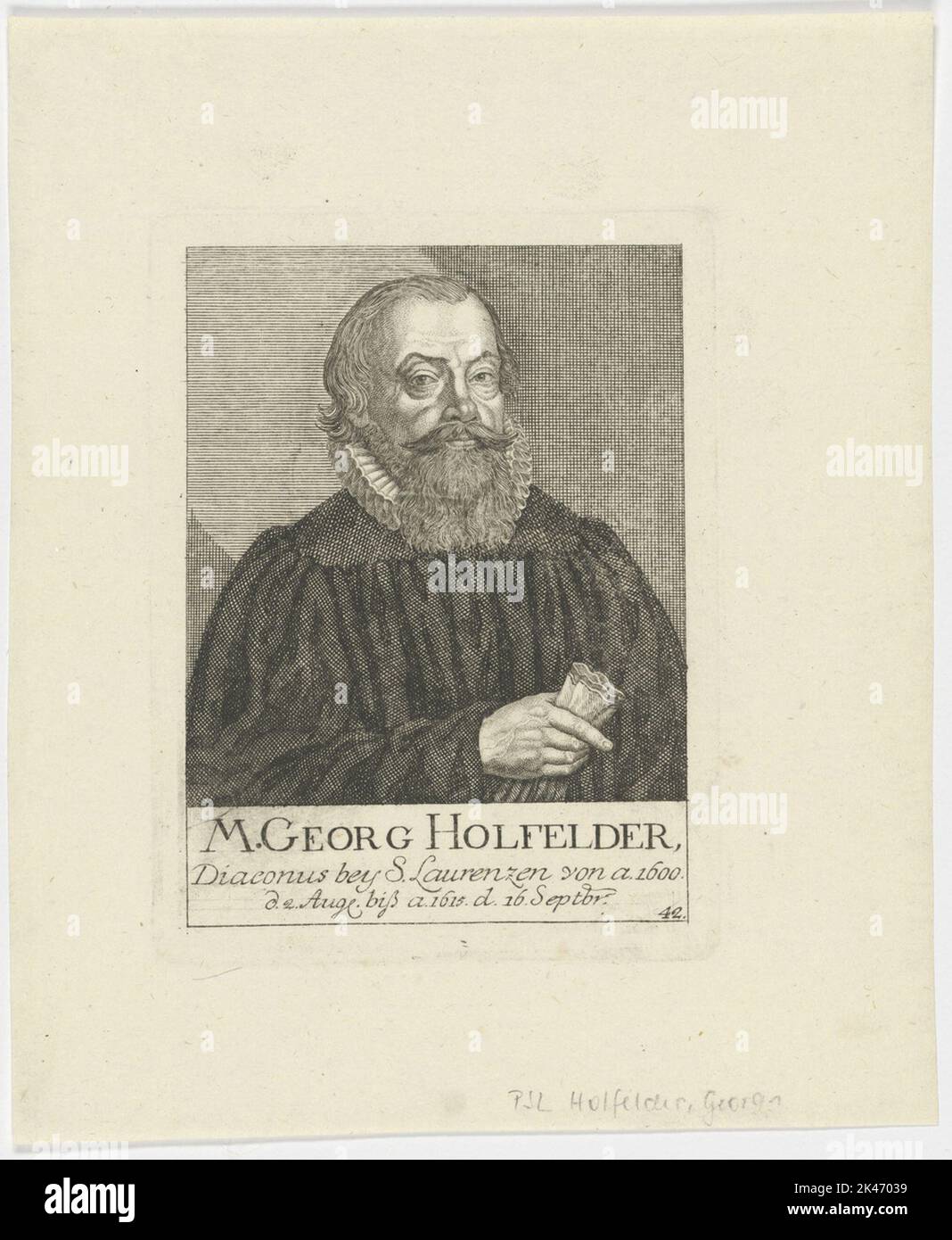 Portrait of Georg Holfelder Stock Photo - Alamy