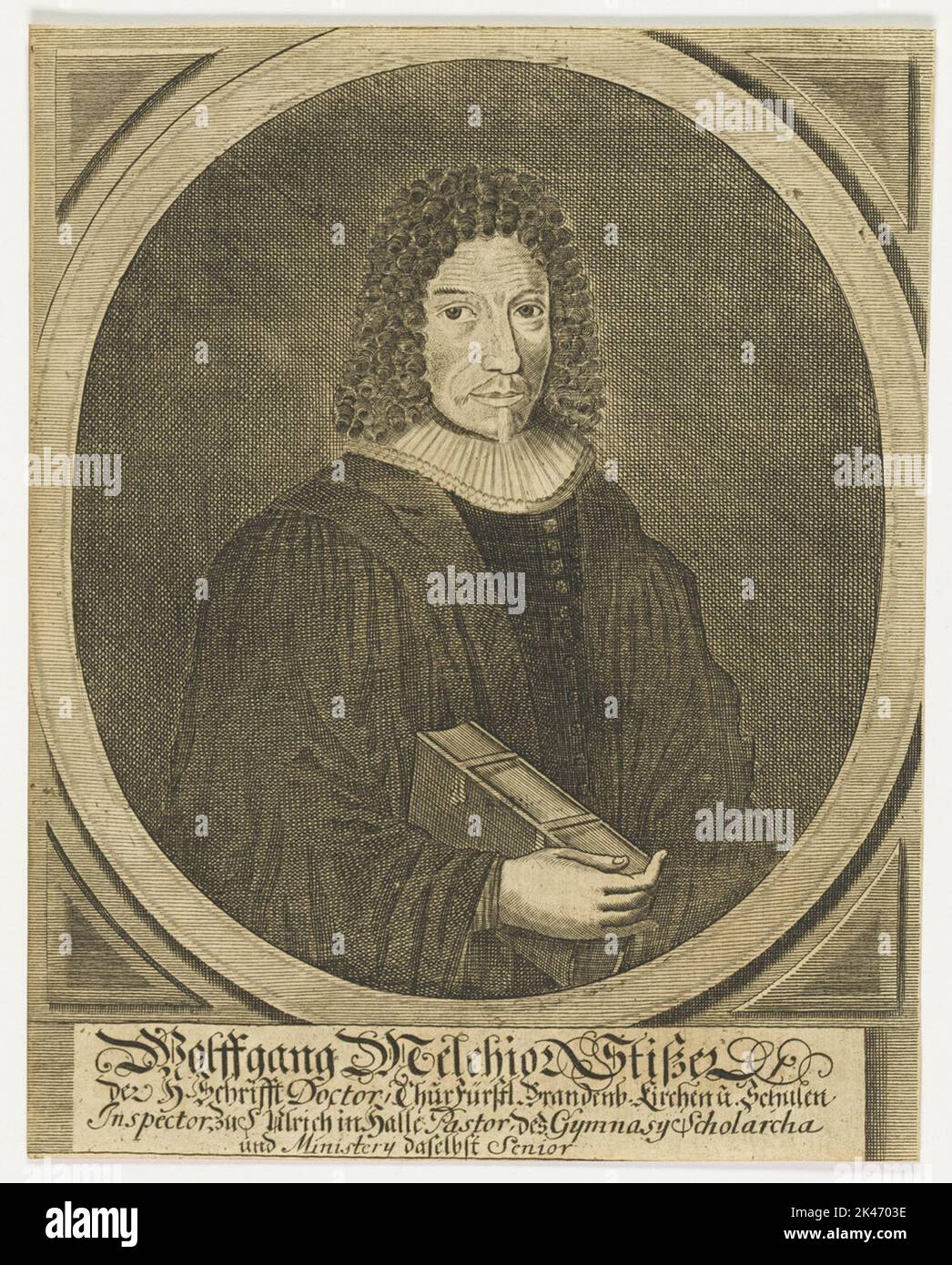 Portrait of the Wolffgang Melchior Strei Stock Photo - Alamy