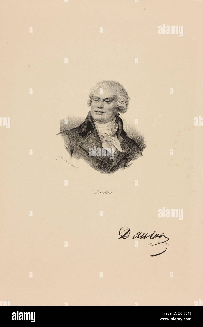 Portrait of the Danton Stock Photo - Alamy