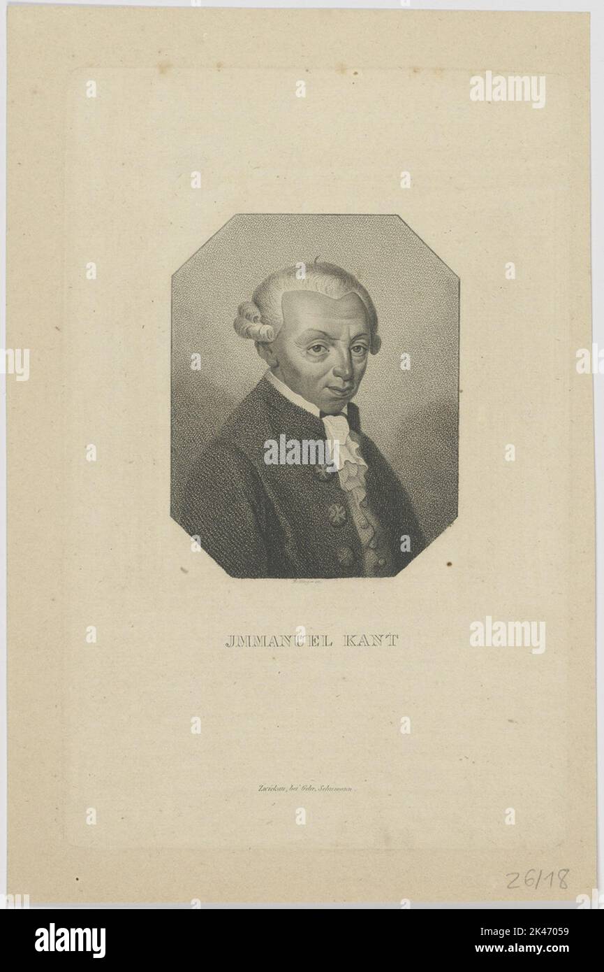 Portrait of the Jmmanuel Kant Stock Photo - Alamy