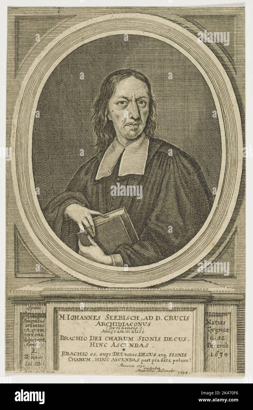 Portrait of Iohannes Seebisch Stock Photo - Alamy