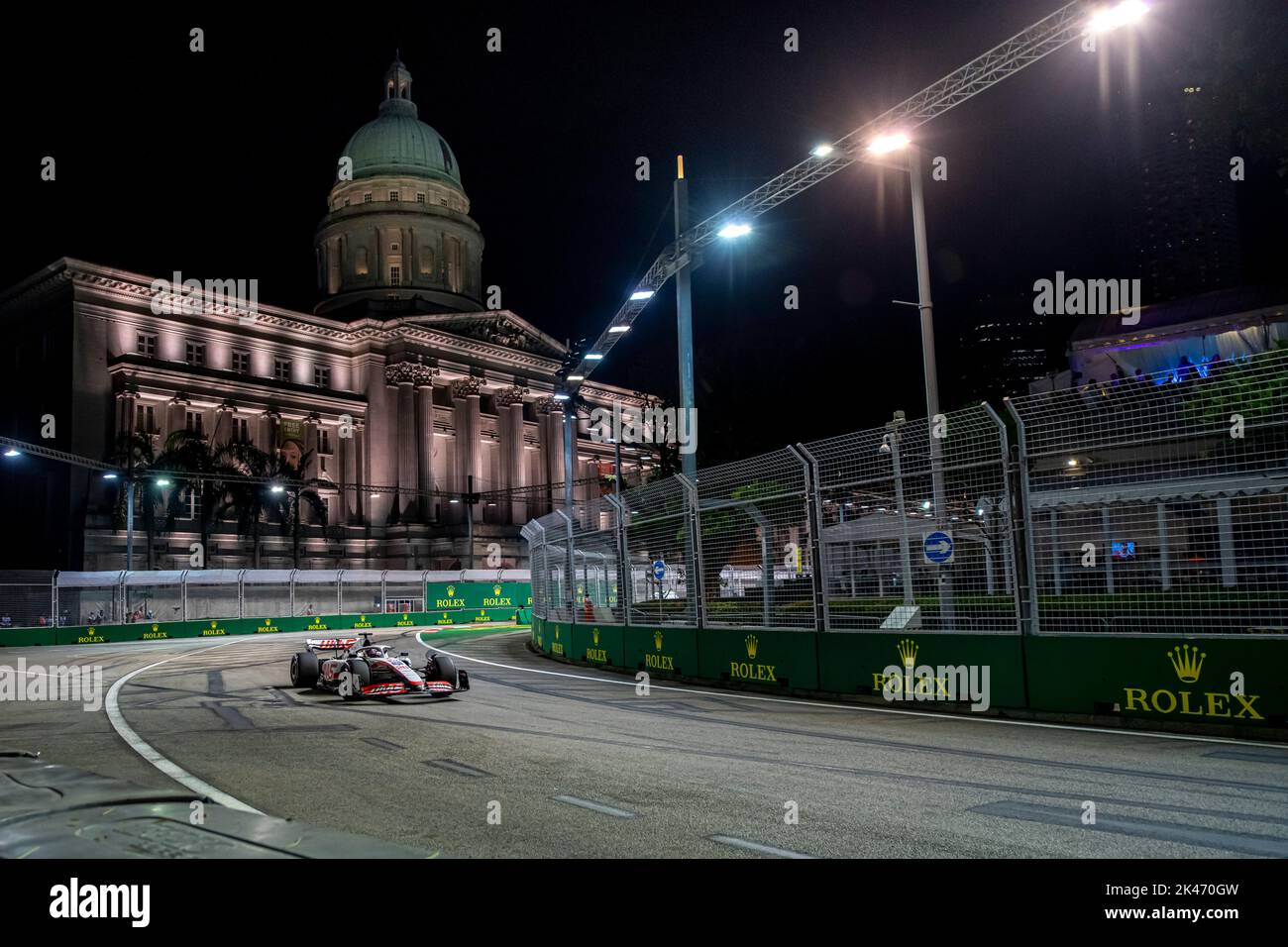 Marina Bay, Singapore, 30th Sep 2022, Kevin Magnussen, from Denmark ...