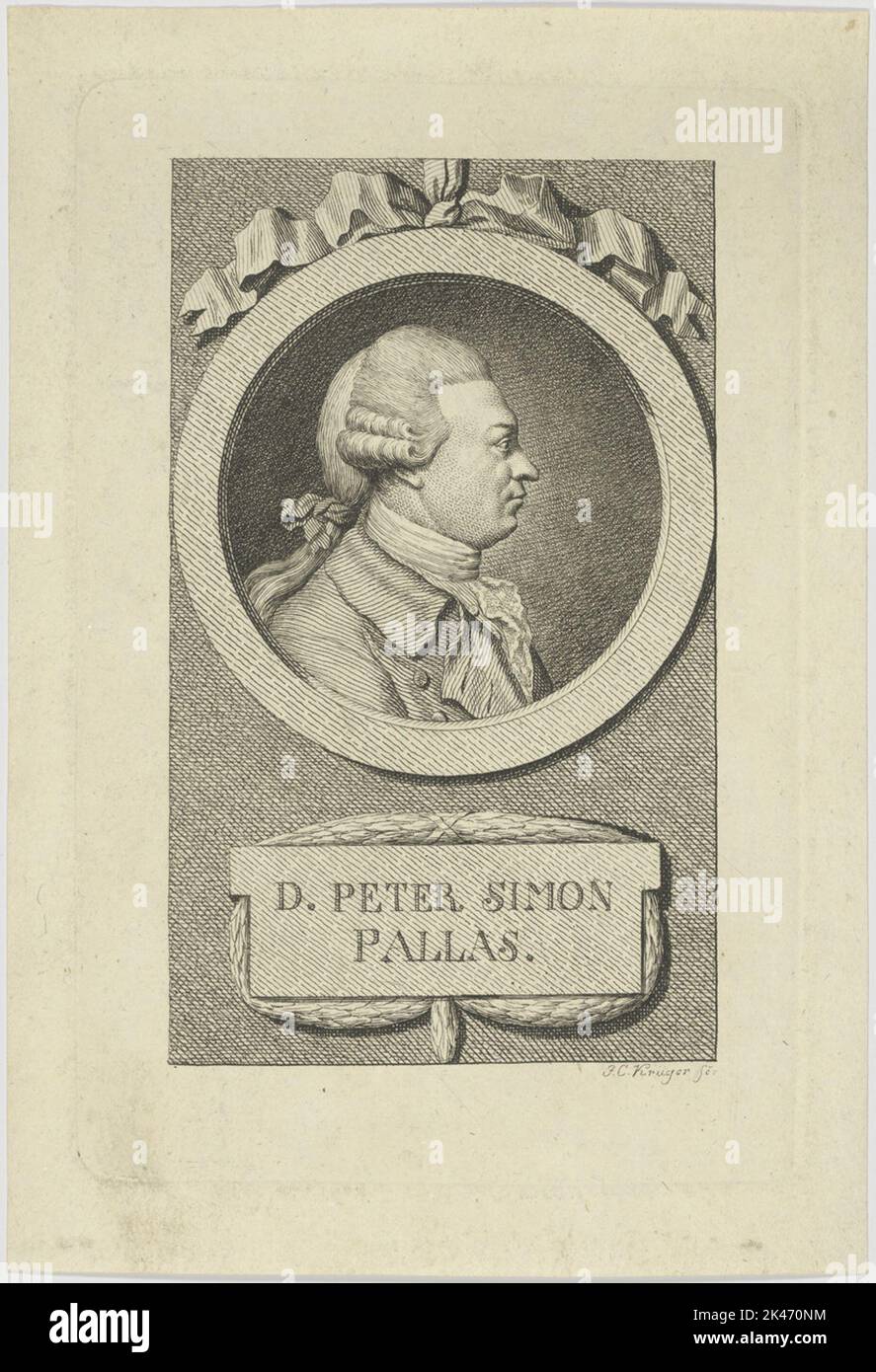 Portrait of Peter Simon Pallas Stock Photo - Alamy