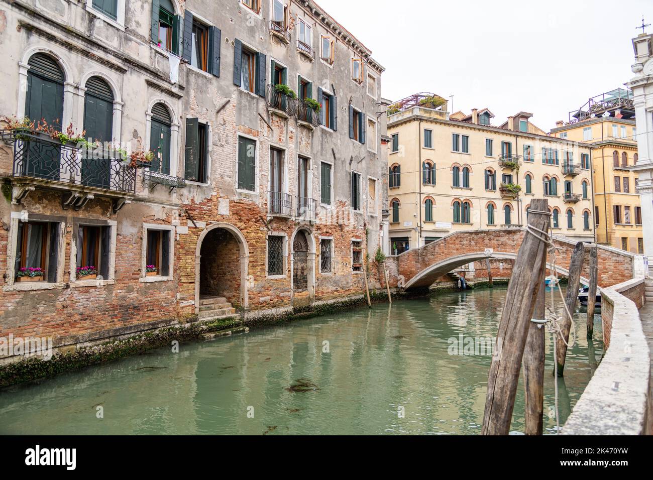 A canal in Venice, Italy Stock Photo - Alamy