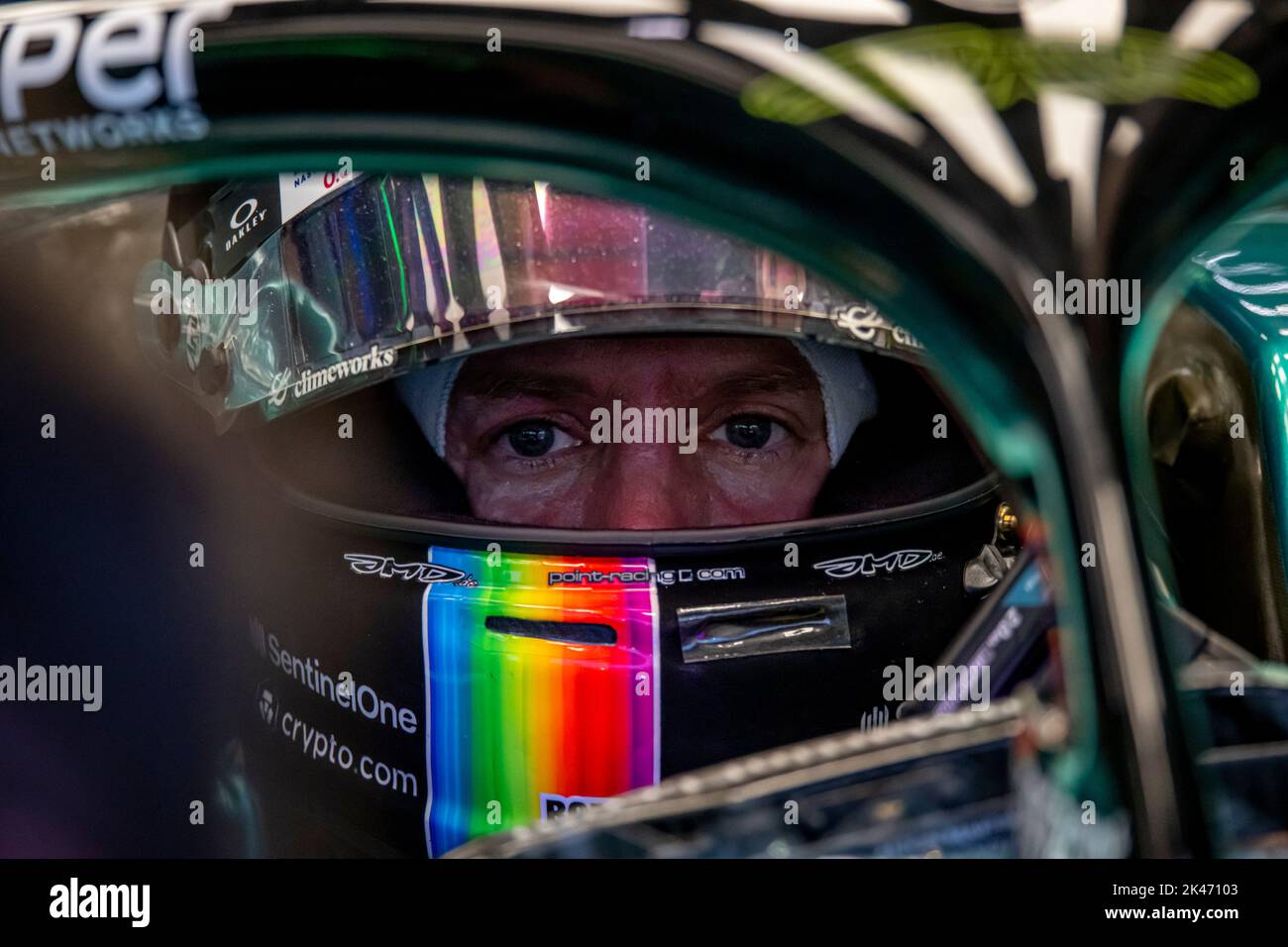 Marina Bay, Singapore, 30th Sep 2022, Sebastian Vettel, from Germany ...