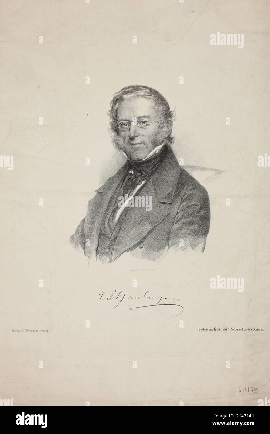 Portrait of W. Haidinger Stock Photo - Alamy