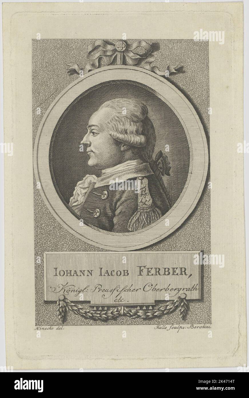 Portrait of Iohan Icob Ferber Stock Photo - Alamy