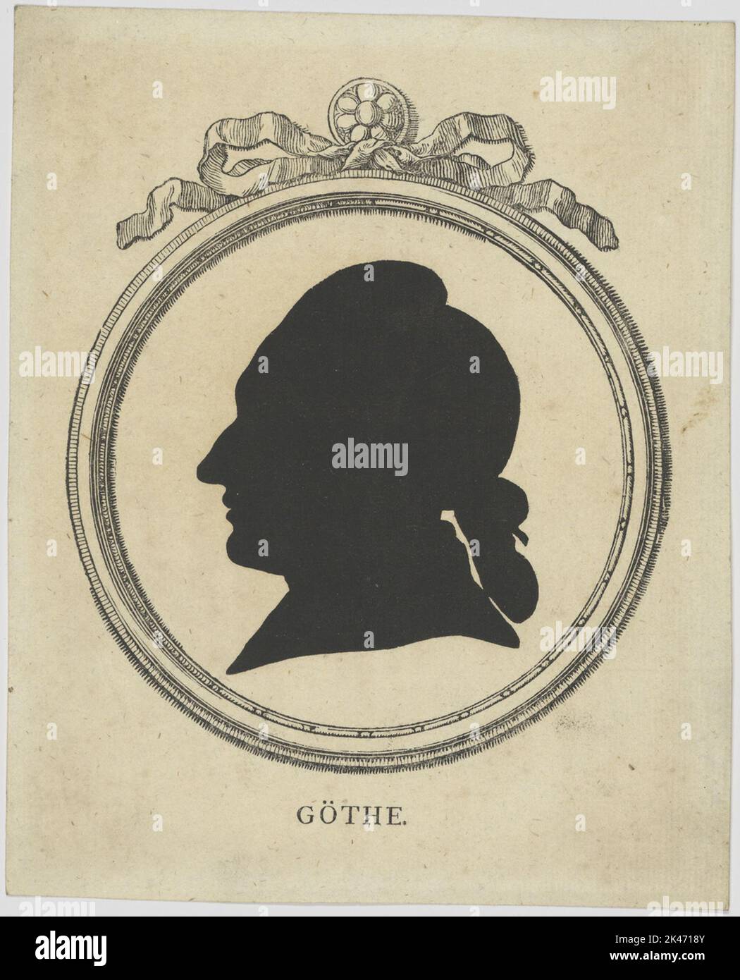 Portrait of the Göthe Stock Photo - Alamy