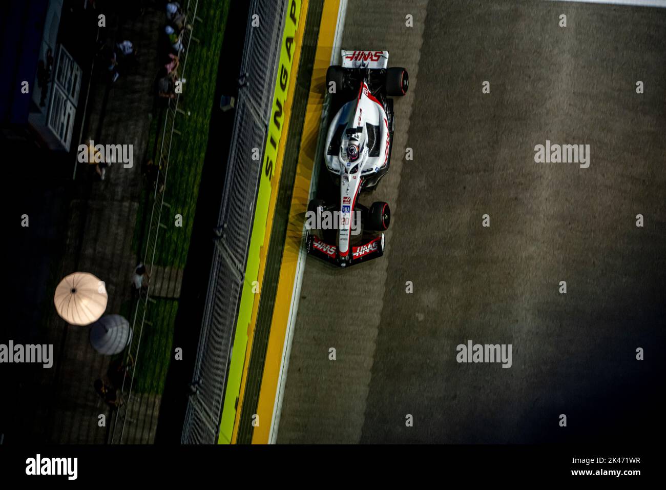 Marina Bay, Singapore, 30th Sep 2022, Kevin Magnussen, from Denmark ...