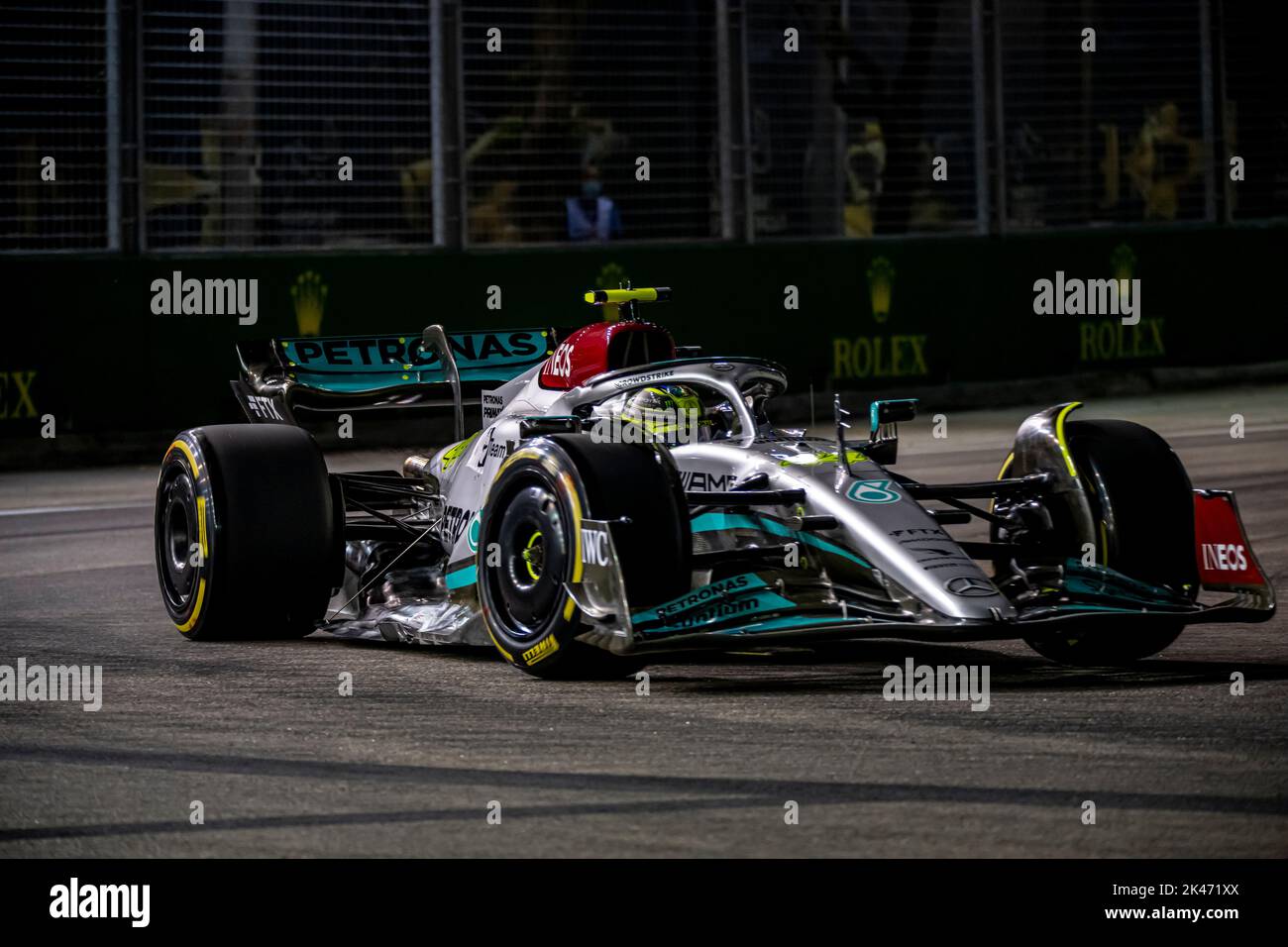 Marina Bay, Singapore, 30th Sep 2022, Lewis Hamilton, from the United ...