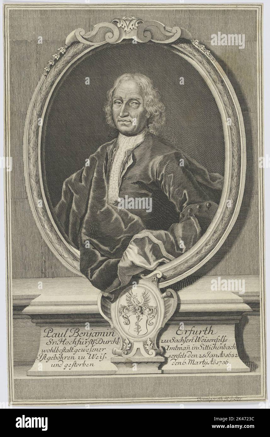 Portrait of Paul Benjamin Erfurth Stock Photo - Alamy