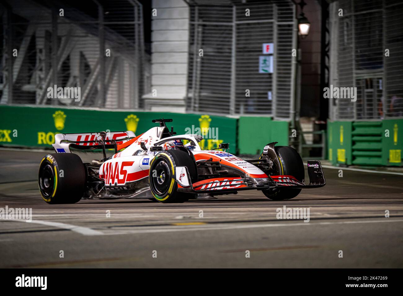 Marina Bay, Singapore, 30th Sep 2022, Kevin Magnussen, from Denmark ...