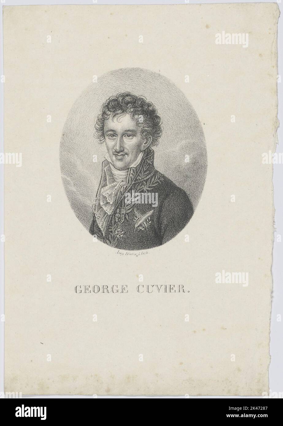 Portrait of George Cuvier Stock Photo - Alamy
