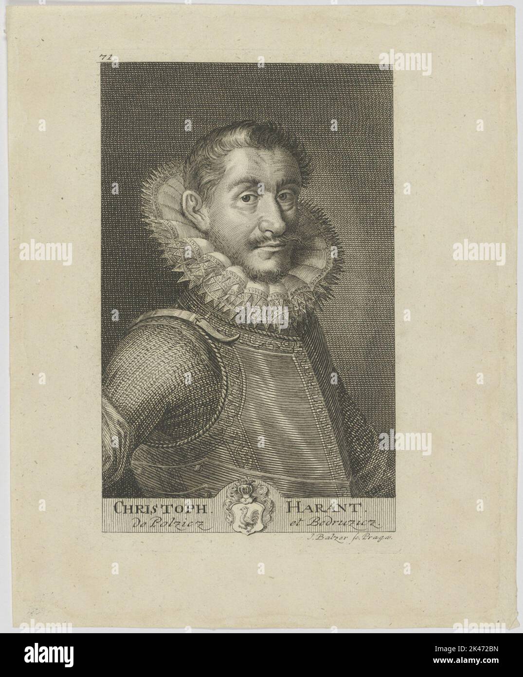 Portrait of Christoph Harant Stock Photo - Alamy