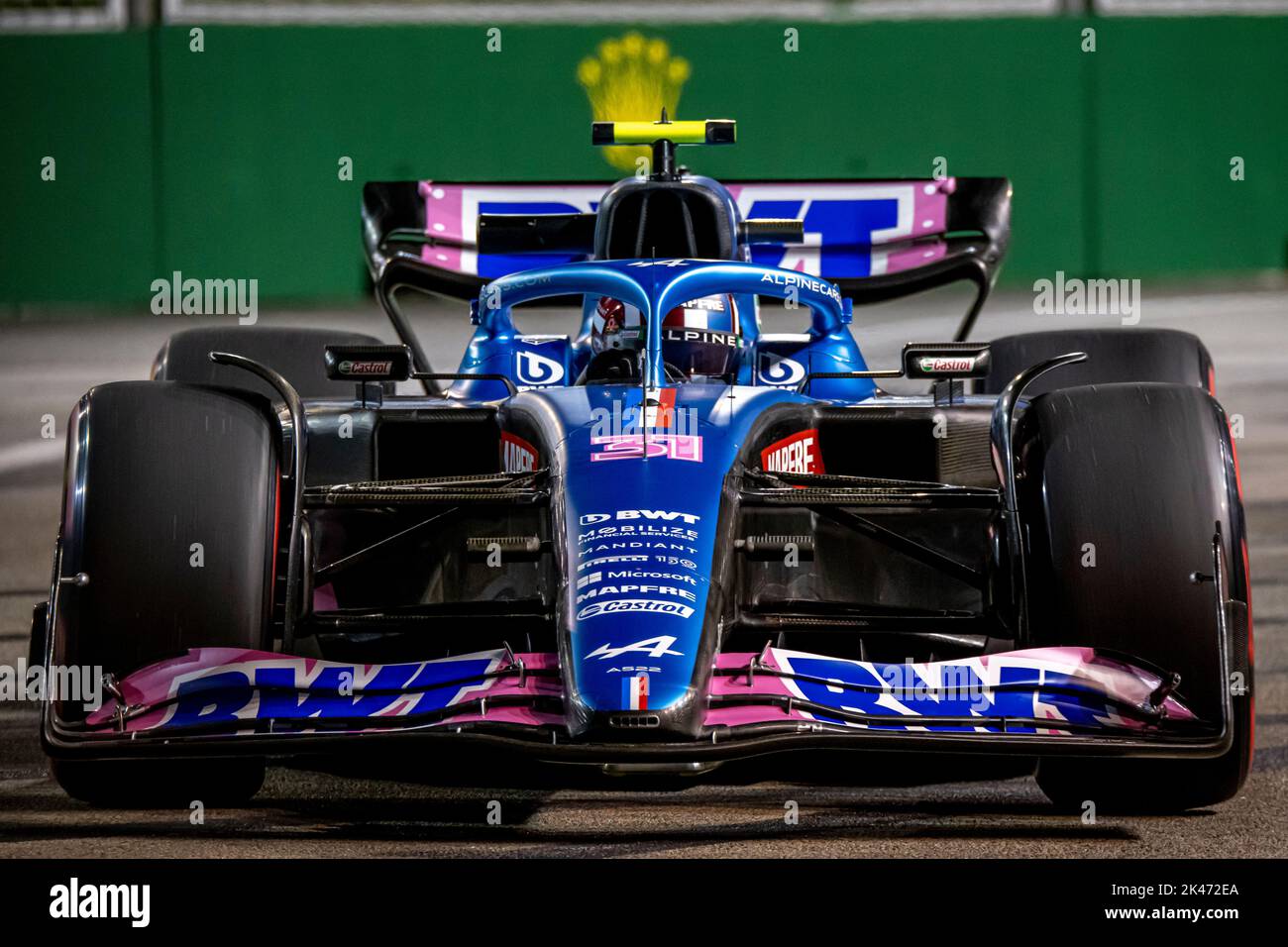 Marina Bay, Singapore, 30th Sep 2022, Esteban Ocon, from France ...